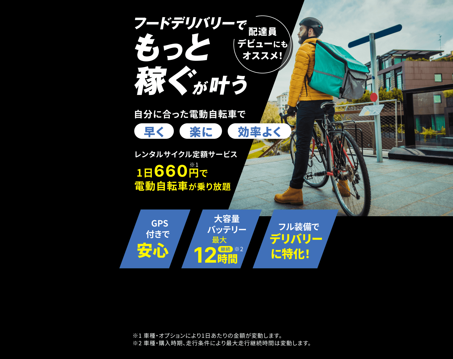 Food Chari｜レンタルサイクル定額サービス